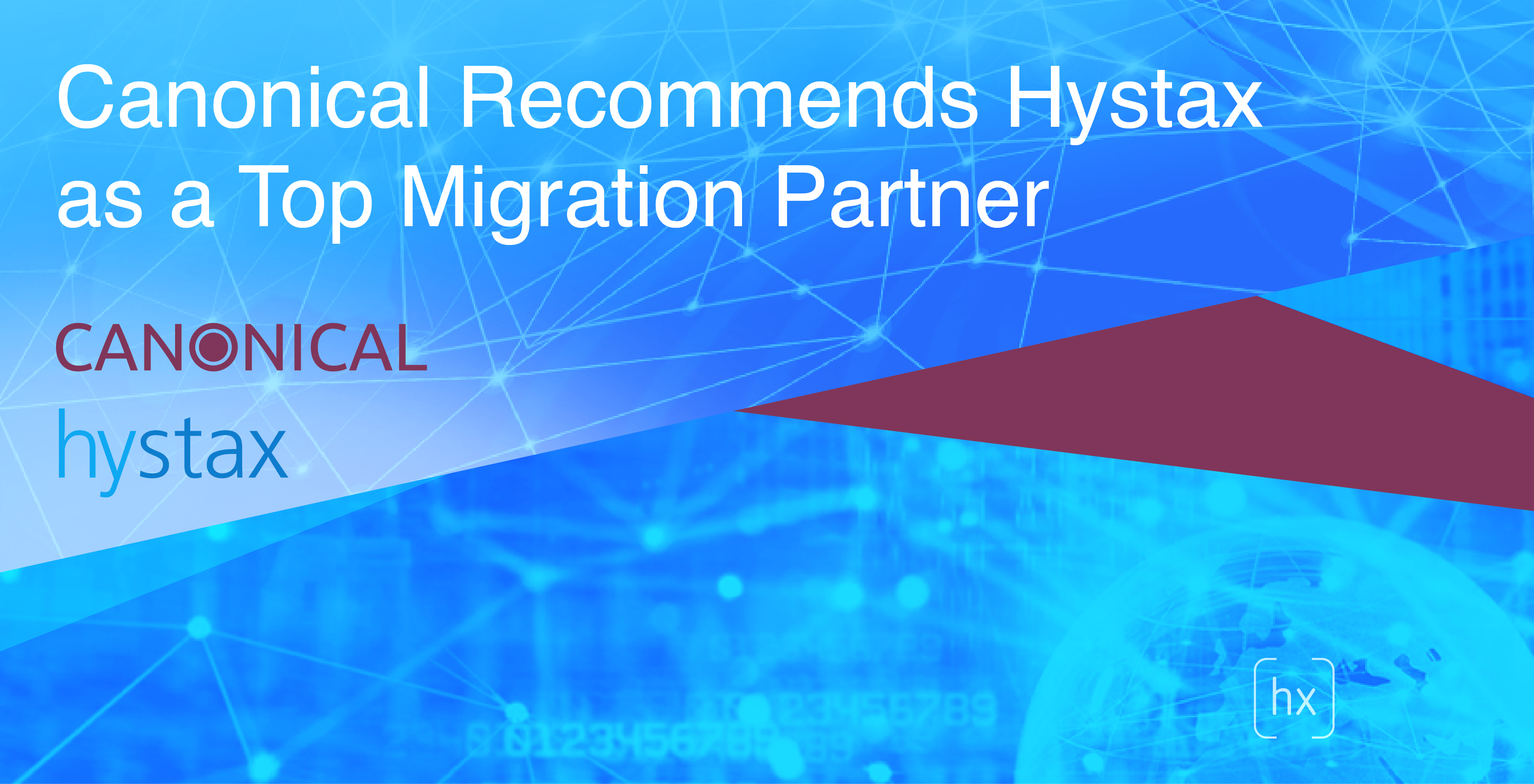 Hystax is pleased to announce a migration partnership with Canonical ...