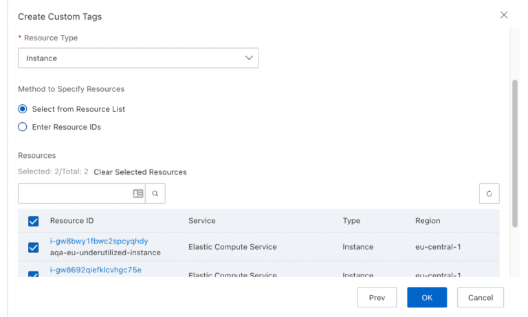 Step-by-step guide for tagging Alibaba cloud resources | Hystax