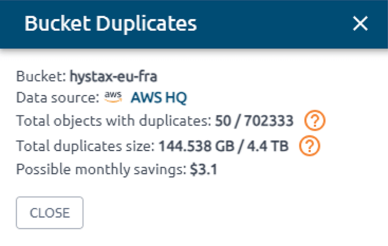 How To Detect Duplicate Objects In Aws S3 Storage Hystax